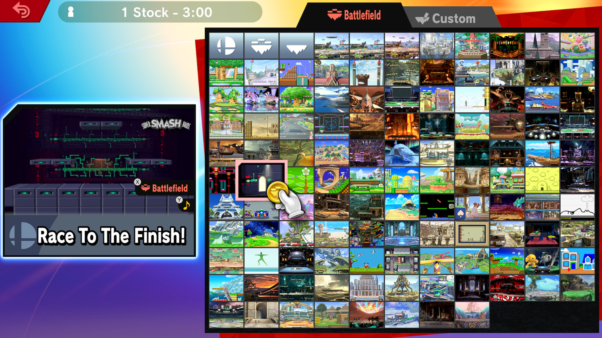 Race To The Finish! Mod for Super Smash Bros. Ultimate | SSBU Mods