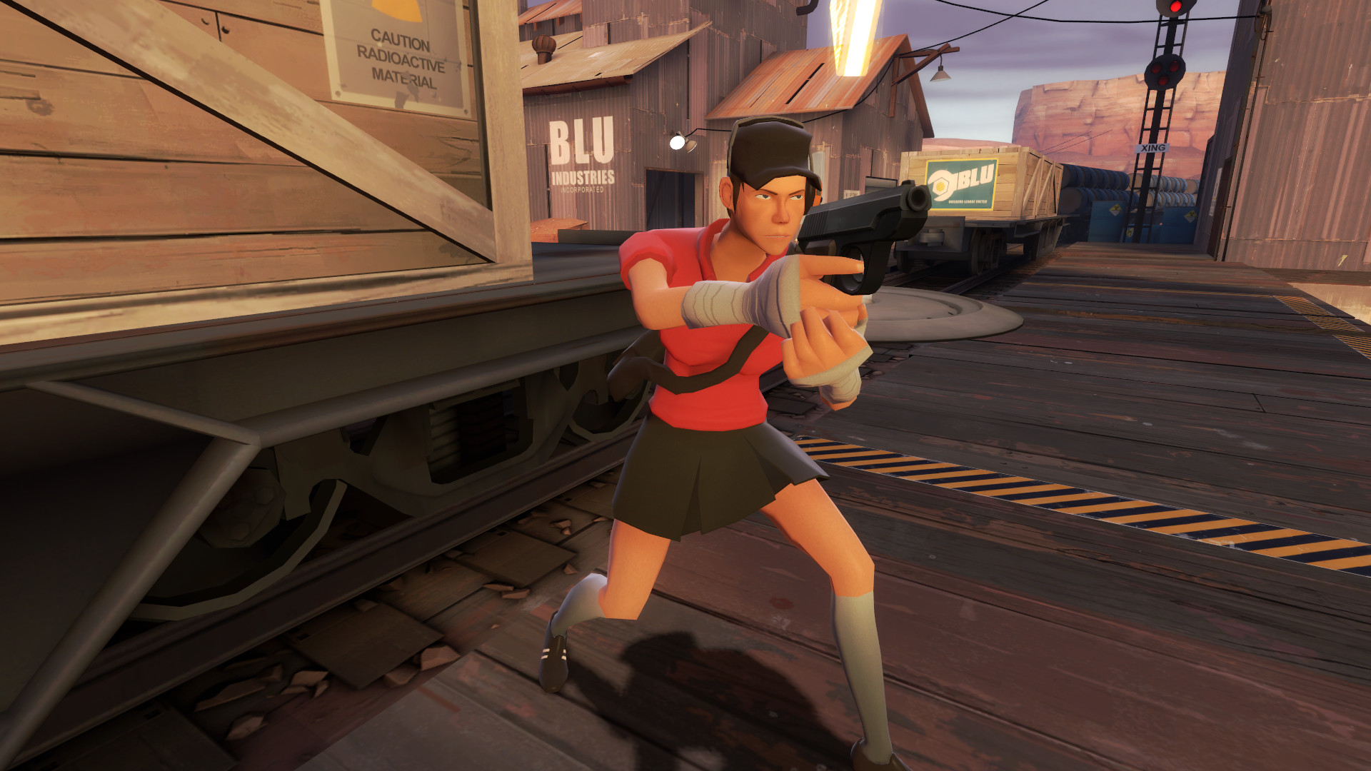 Revalved Female Scout Mod for Team Fortress 2: Gold Rush | TF2GR Mods