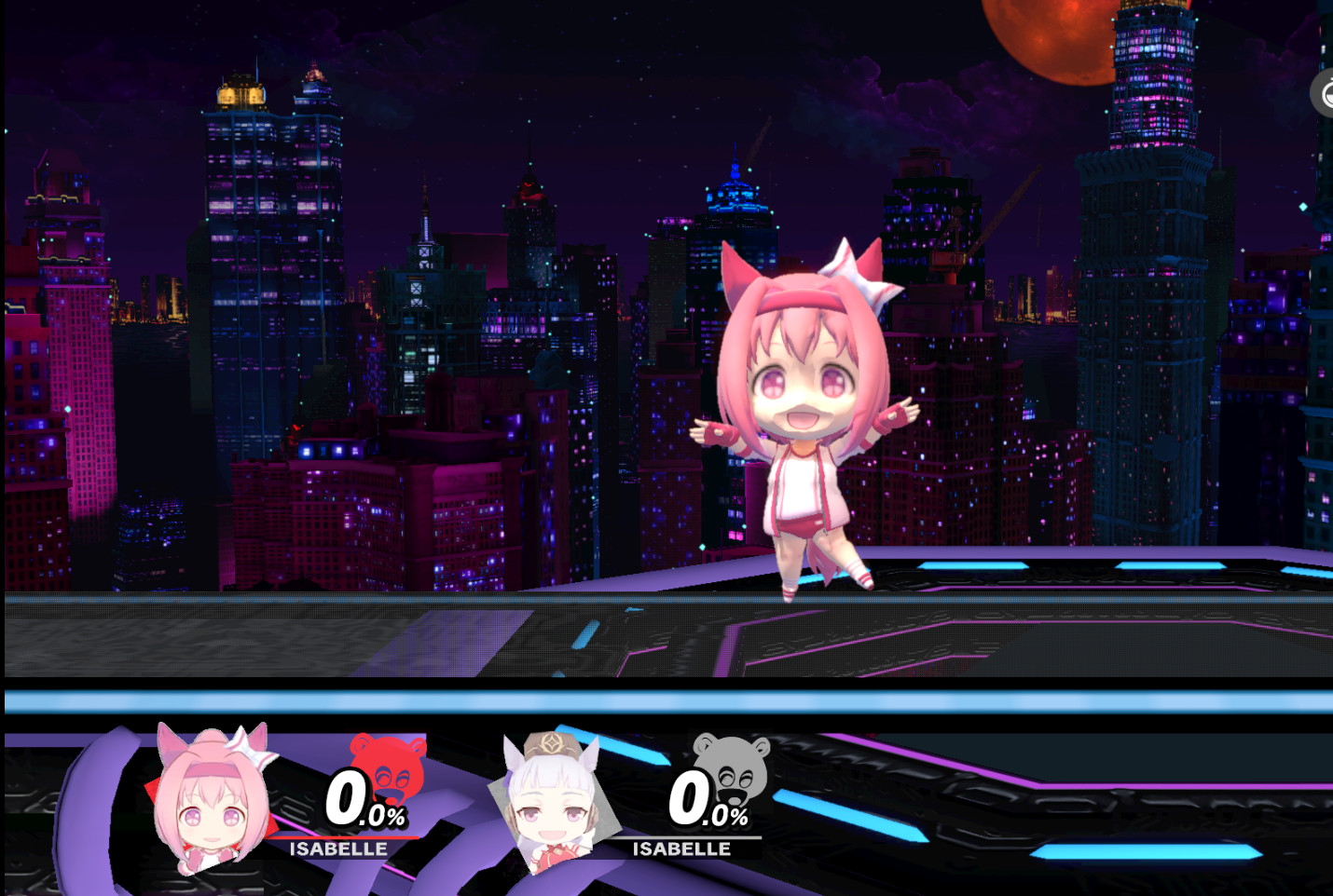 Haru Urara over Isabelle Mod for Super Smash Bros. Ultimate | SSBU Mods