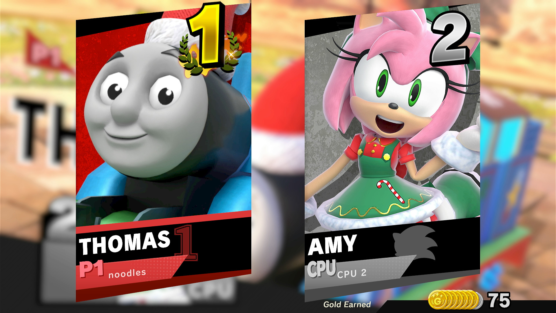 Thomas the Tank Engine (Christmas) Mod for Super Smash Bros. Ultimate ...