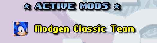Modgen Classic Team! [REMAKE] Mod for Sonic 3 A.I.R. | S3AIR Mods