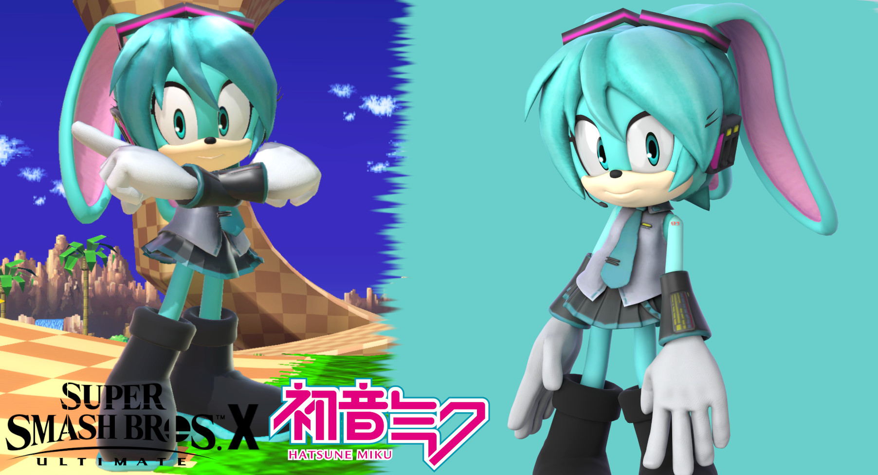 Hatsune Miku the Rabbit Mod for Super Smash Bros. Ultimate | SSBU Mods