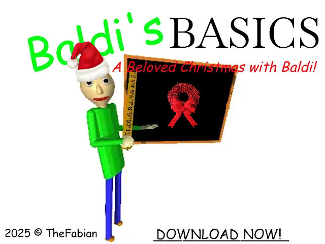 A Beloved Christmas with Baldi! Mod for Baldi's Basics | Baldi Mods