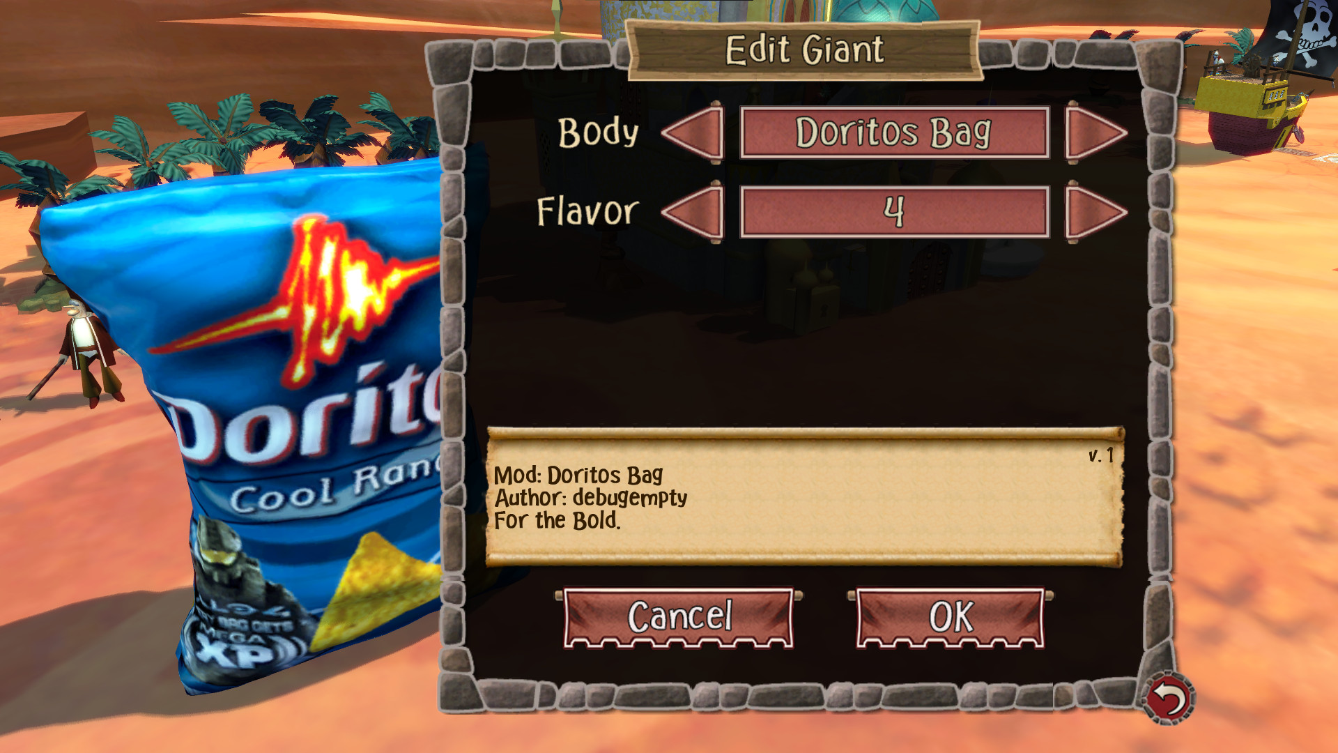 Doritos Bag Mod for A World of Keflings | AWoK Mods
