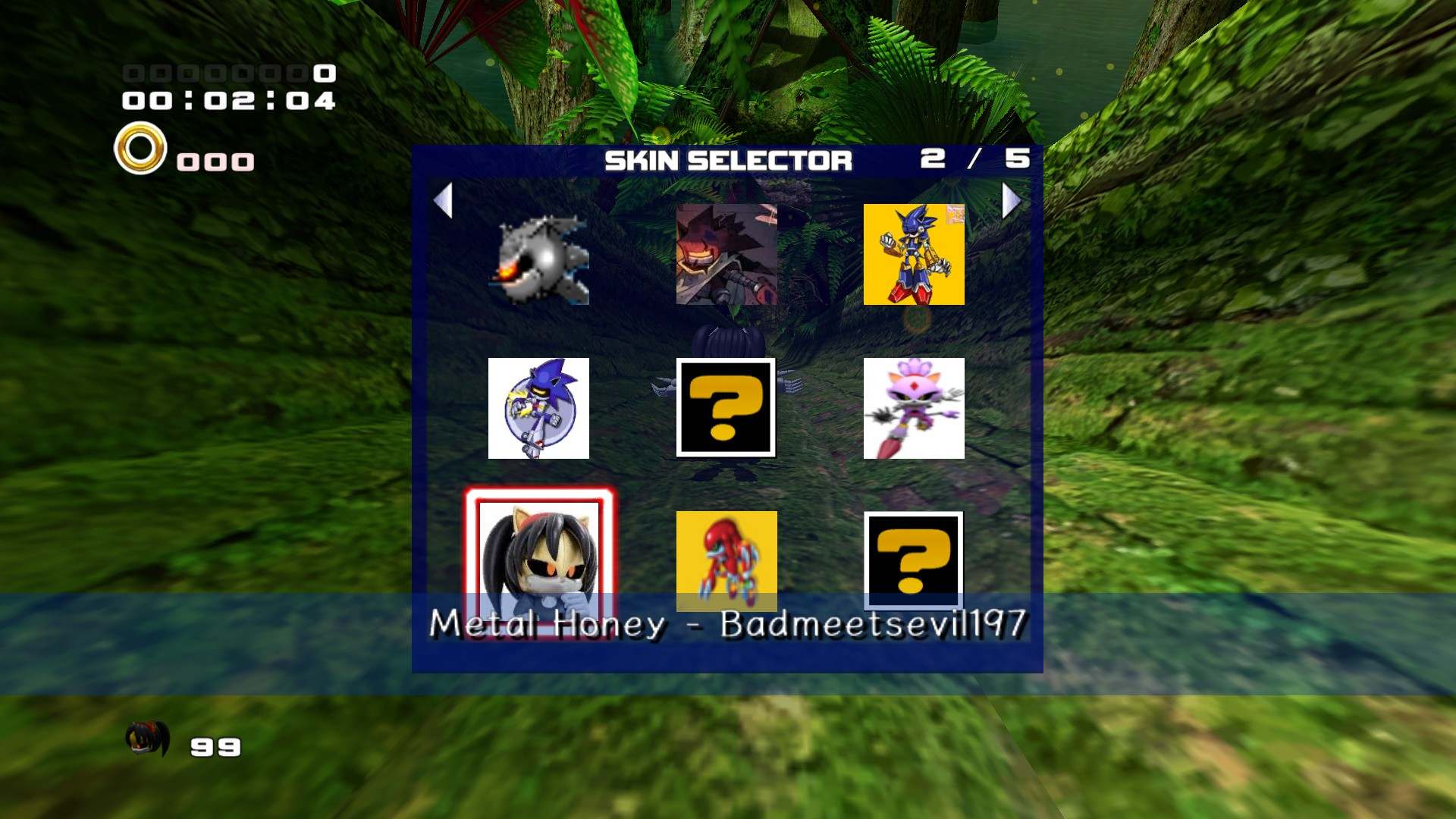 metal honey Mod for Sonic Adventure 2 | SA2 Mods
