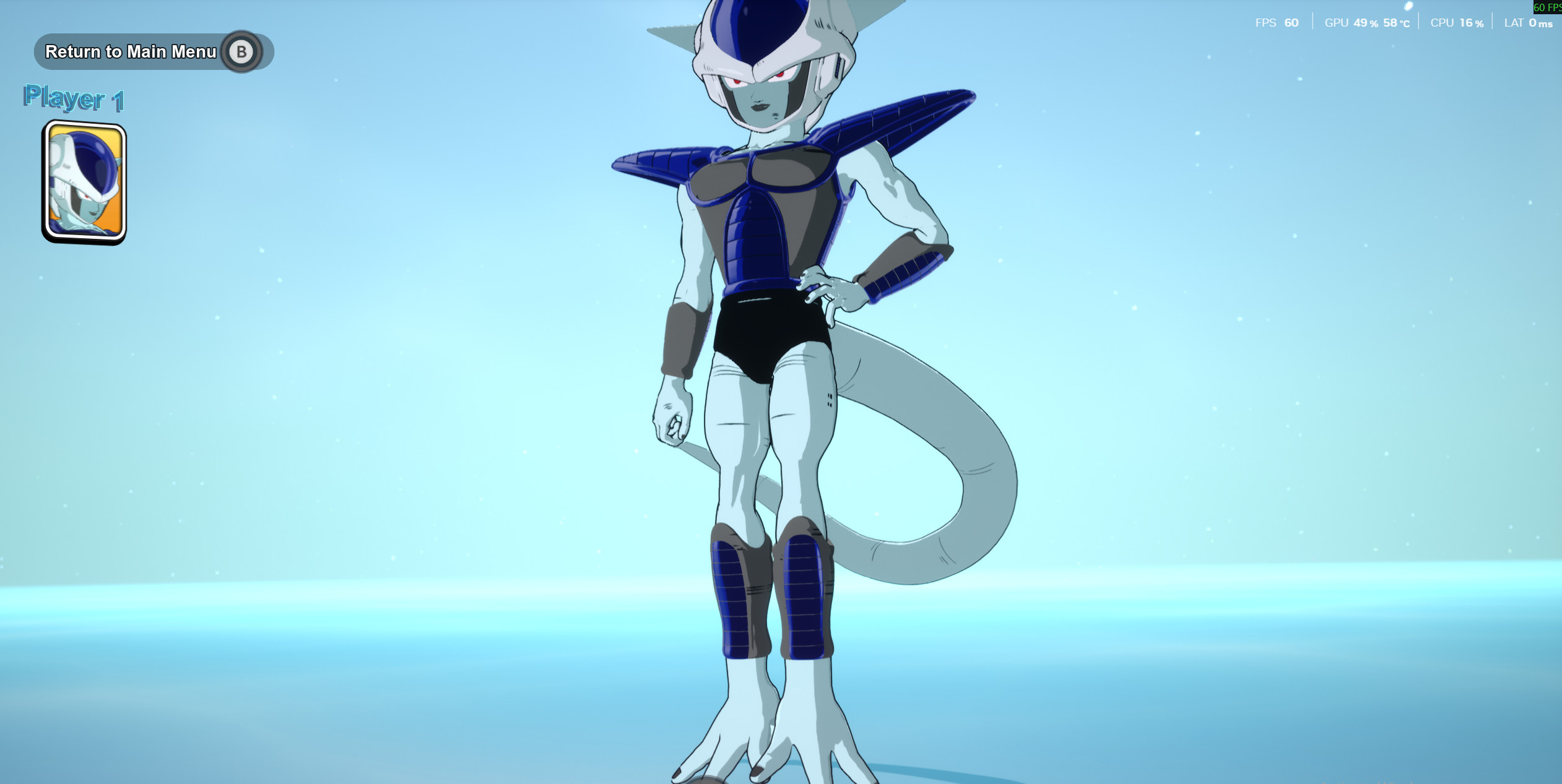 Frost (1st Form) Replacer Mod for Dragon Ball: Sparking! ZERO | DBSZ Mods