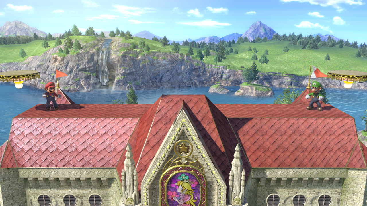 Flat Princess Peach's Castle Mod for Super Smash Bros. Ultimate | SSBU Mods