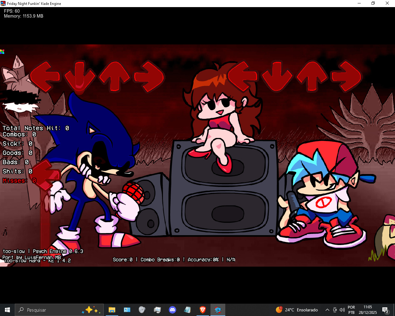 TOO SLOW (Demake) [Nathan S. REMASTERED] PE Port Mod for Friday Night ...