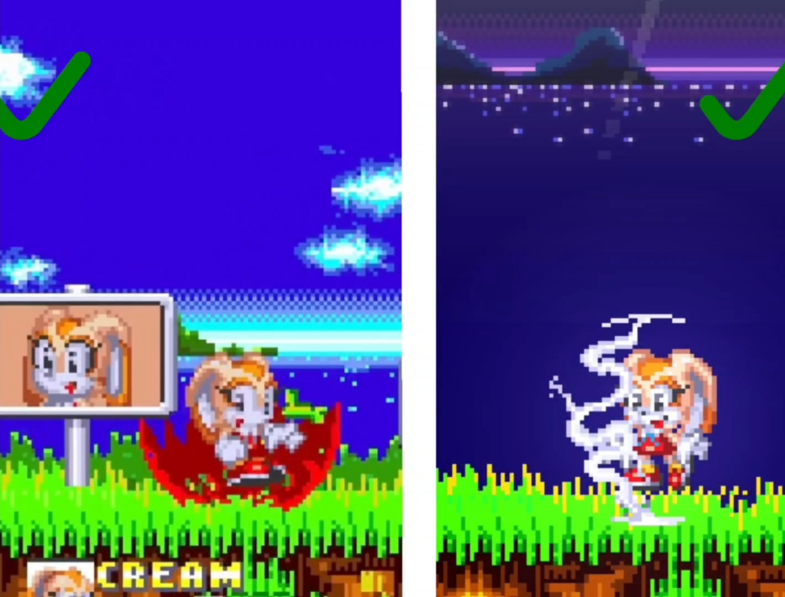 Extra Slot Cream (re-skin) Mod for Sonic 3 A.I.R. | S3AIR Mods