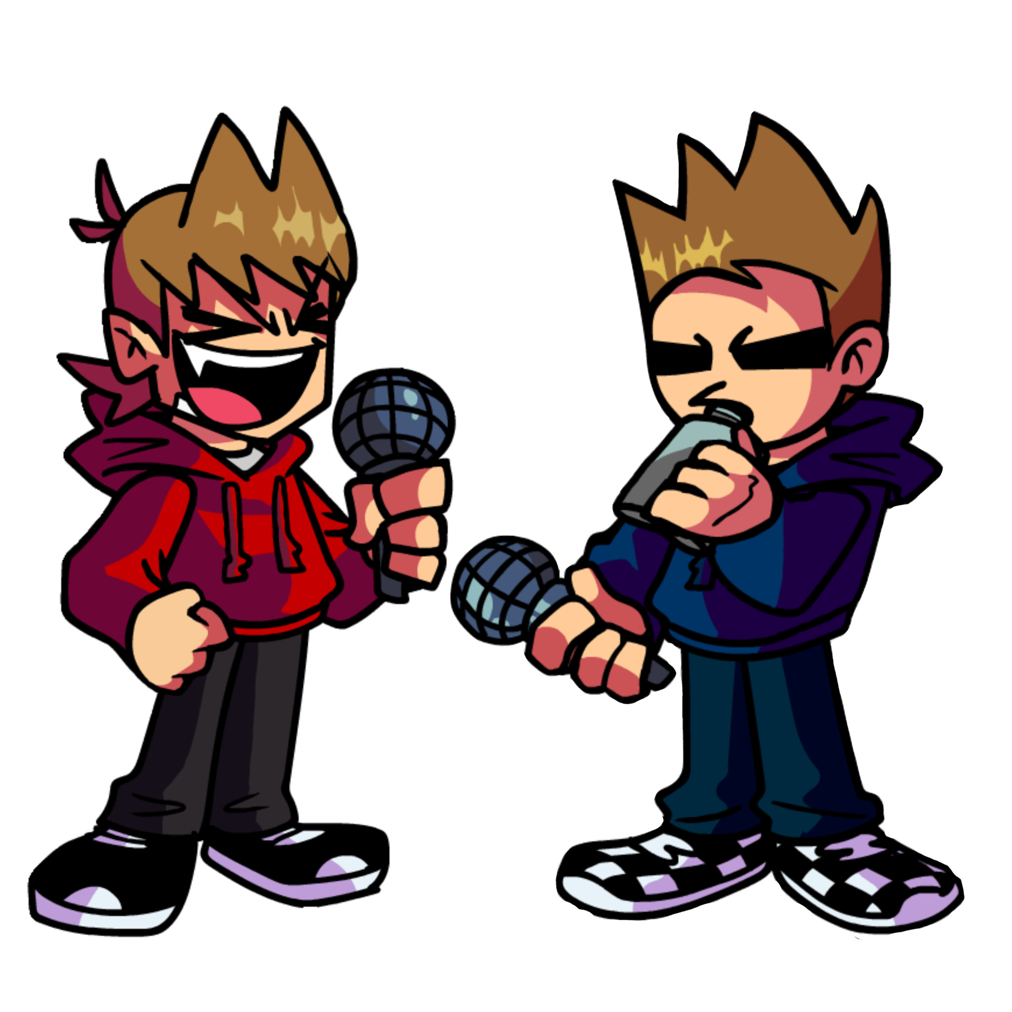 Tord red online vs Tom blue online Mod for Friday Night Funkin' | FNF Mods