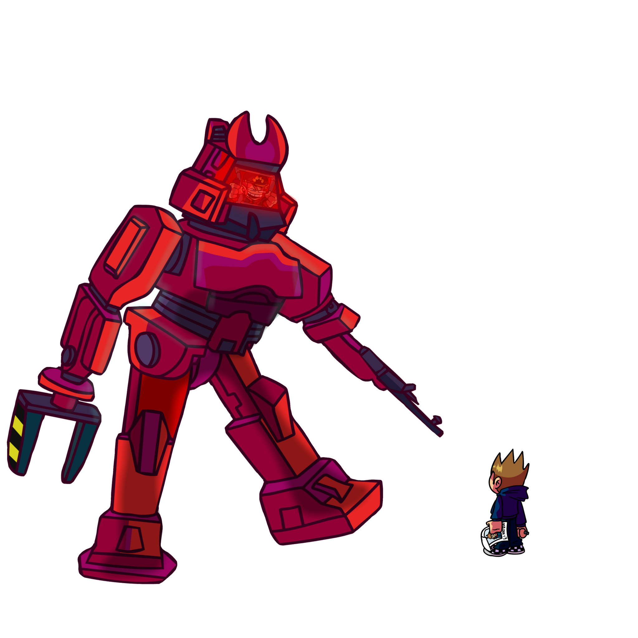 Tord red online vs Tom blue online Mod for Friday Night Funkin' | FNF Mods