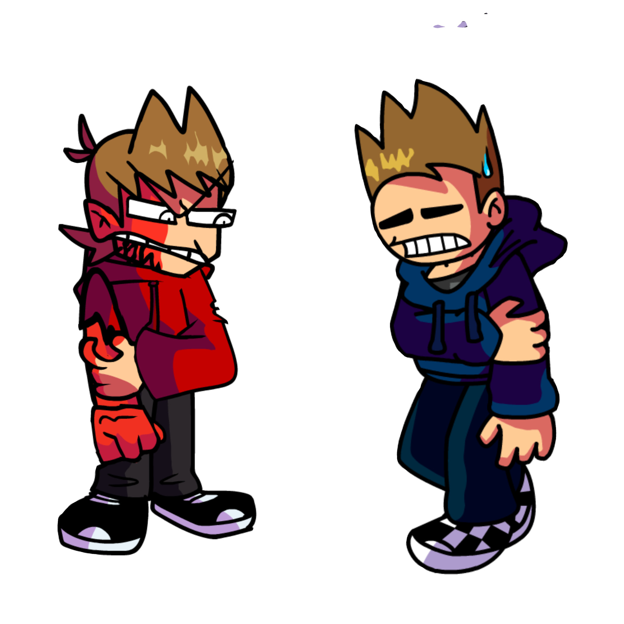 Tord red online vs Tom blue online Mod for Friday Night Funkin' | FNF Mods