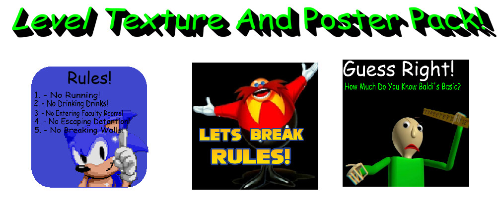 BalArtem Poster And Texture Pack! Mod for Baldi's Basics | Baldi Mods