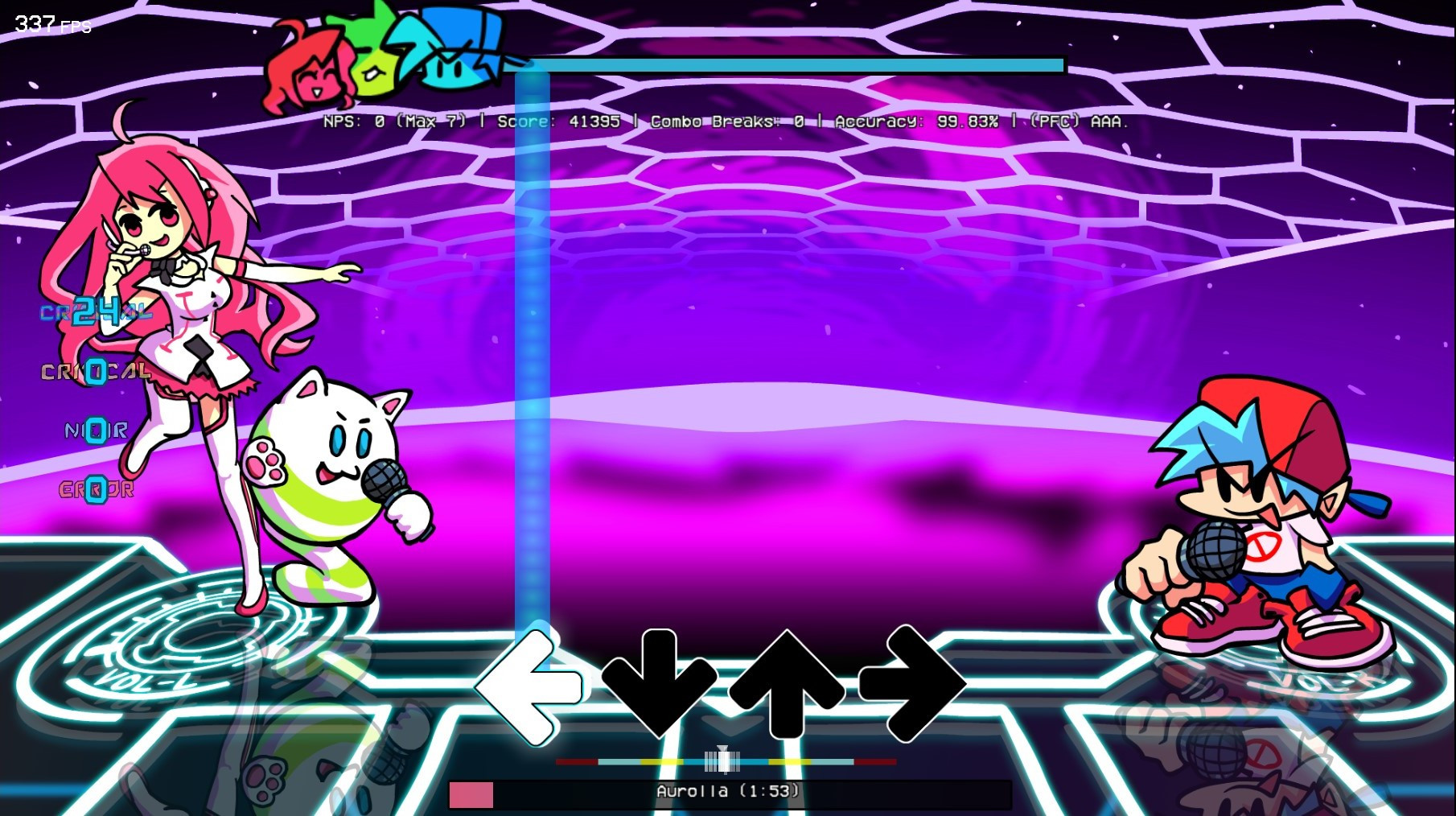 Friday Night Voltex: Cosmic Cadence Mod for Friday Night Funkin' | FNF Mods