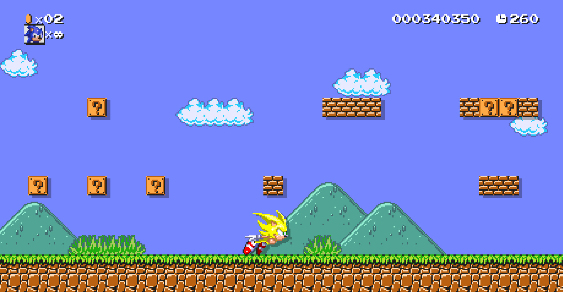 S3K Sonic Mod for Super Mario Bros. Remastered [Unofficial] | SMB1R Mods