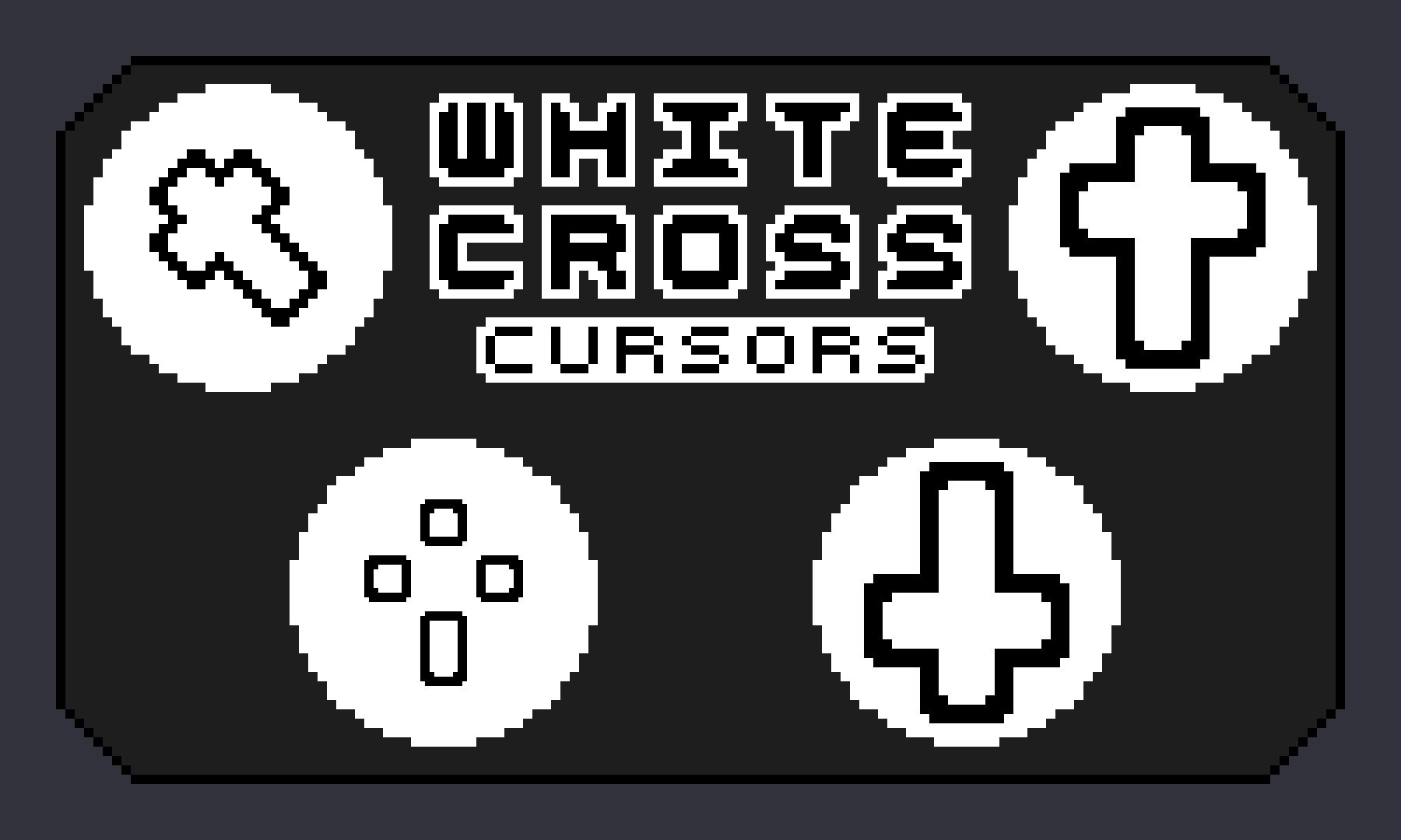 cross cursors (white, black, red, grace) Mod for Roblox | RBLX Mods