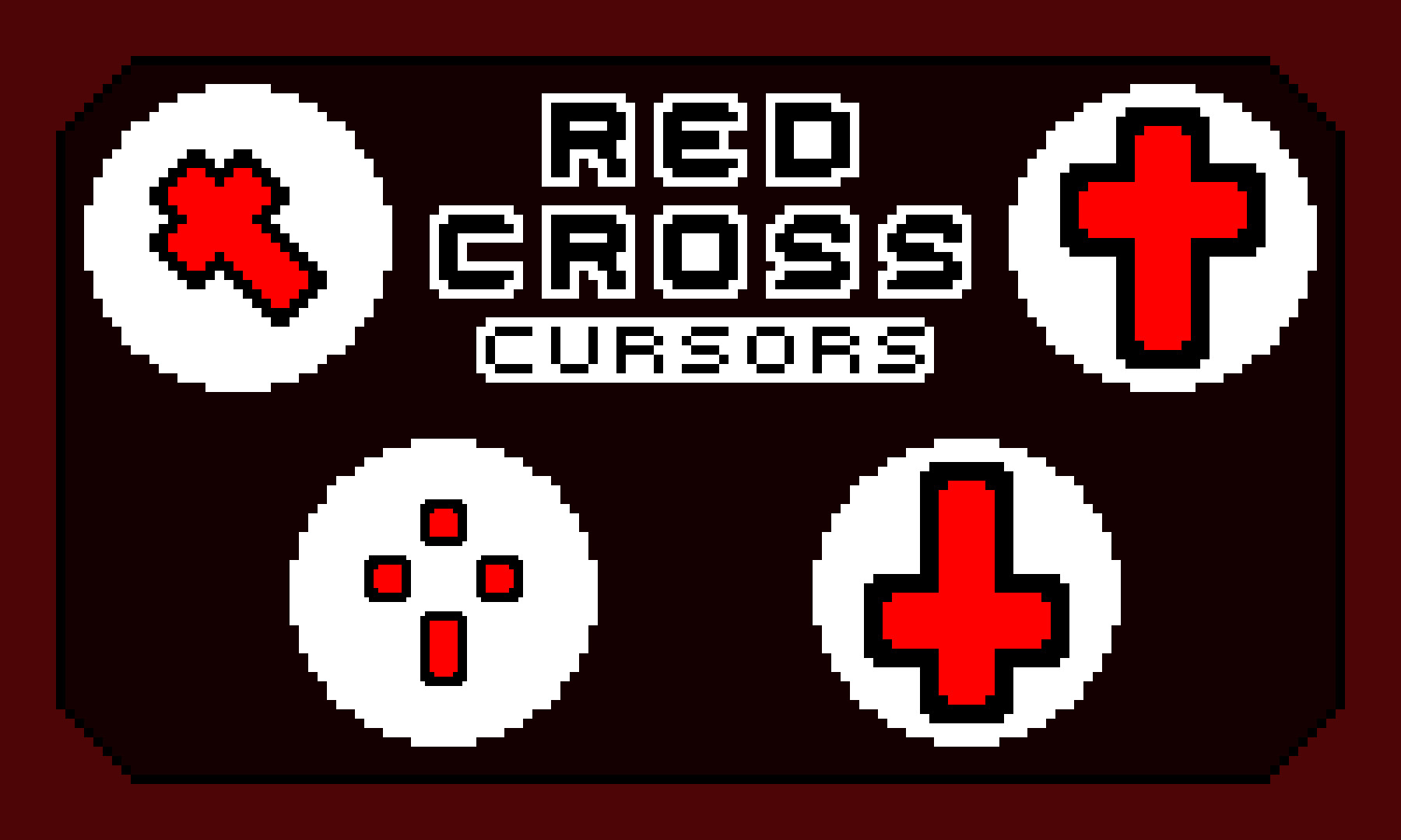 cross cursors (white, black, red, grace) Mod for Roblox | RBLX Mods