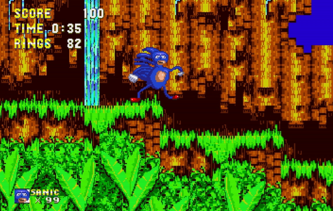 Sanic over Sonic Mod for Sonic 3 A.I.R. | S3AIR Mods