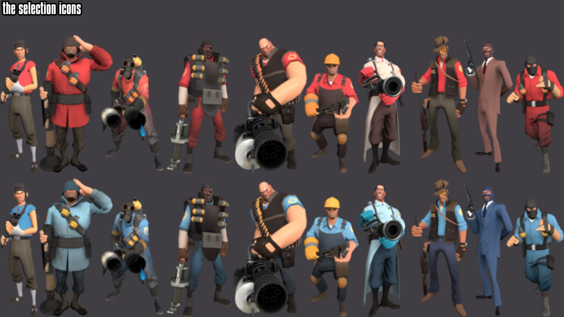 K's Class Portraits Mod for Team Fortress 2 | TF2 Mods