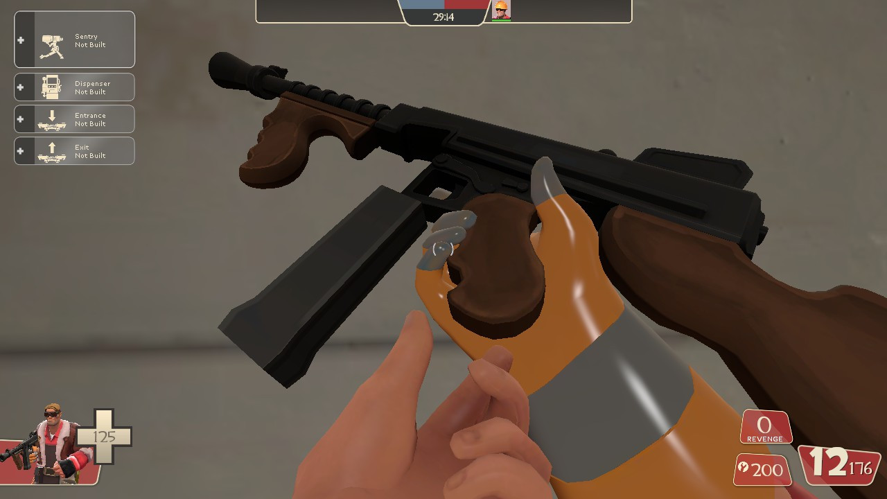 Open Fortress Tommy Gun (Box Magazine) over Pistol Mod for Team ...
