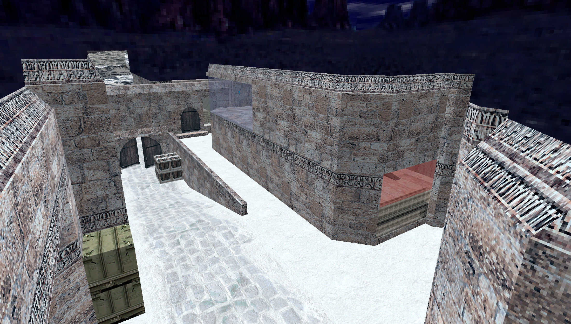zm_carbon_dust2_snow Mod for Counter-Strike 1.6 | CS1.6 Mods