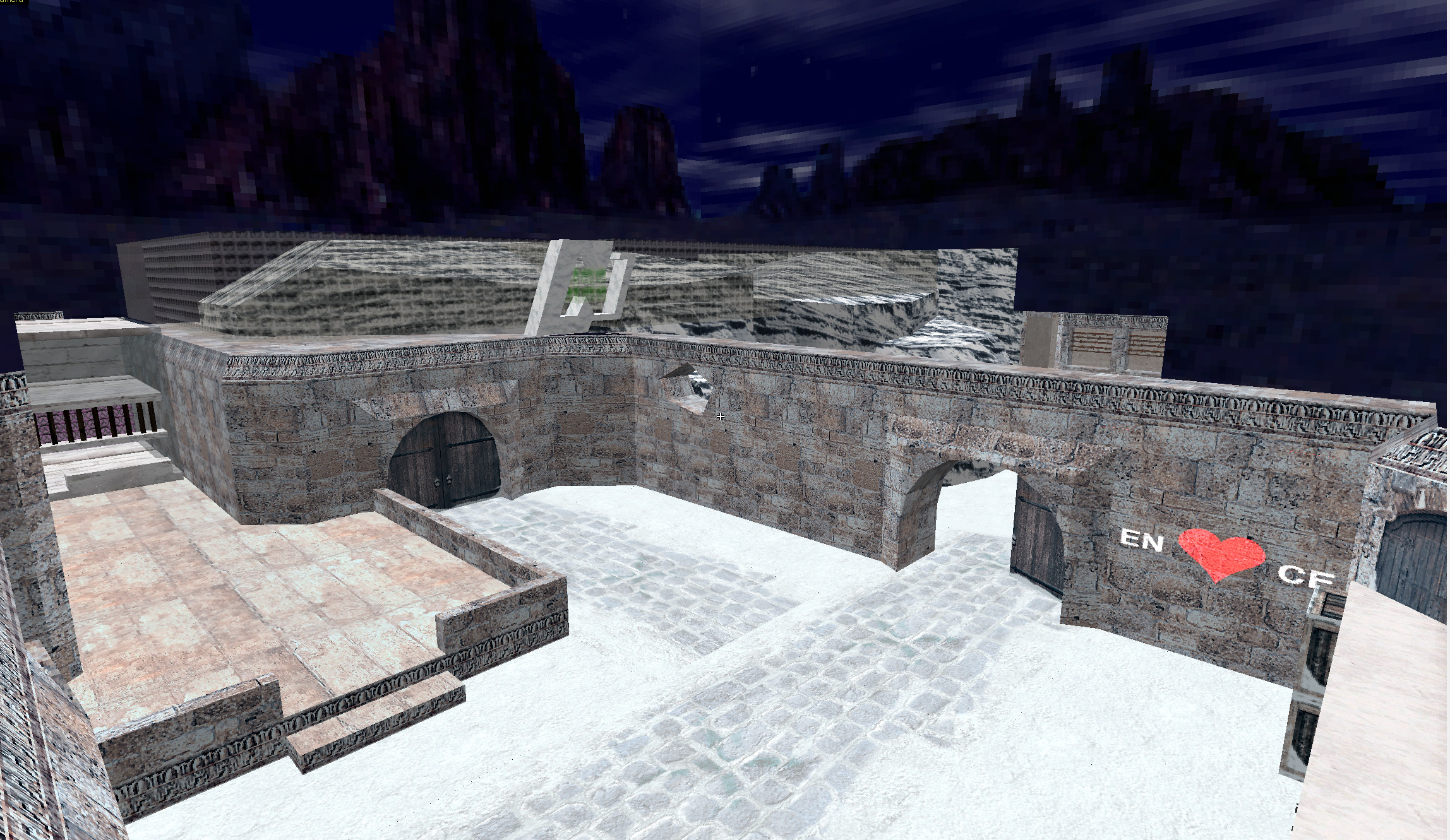 zm_carbon_dust2_snow Mod for Counter-Strike 1.6 | CS1.6 Mods