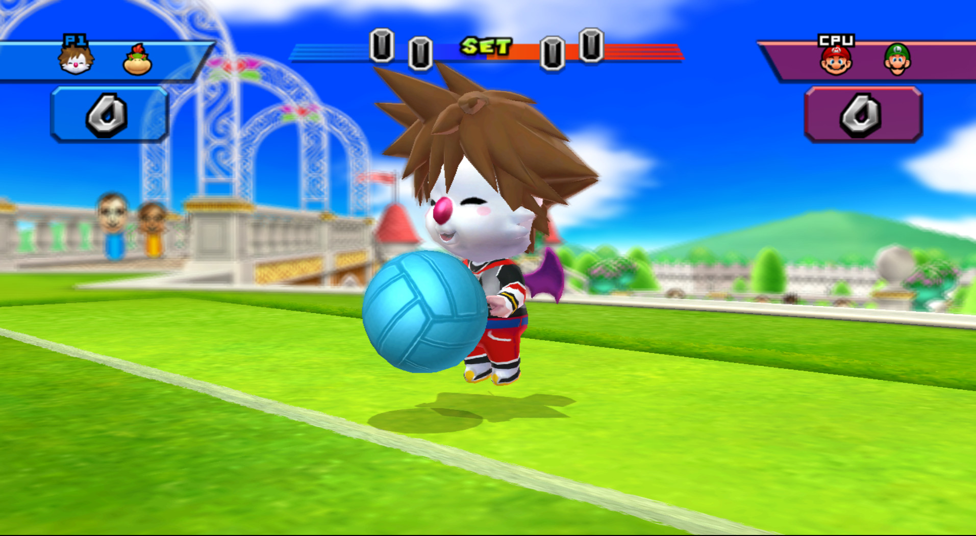 Moogle Sora Mod for Mario Sports Mix | MSM Mods