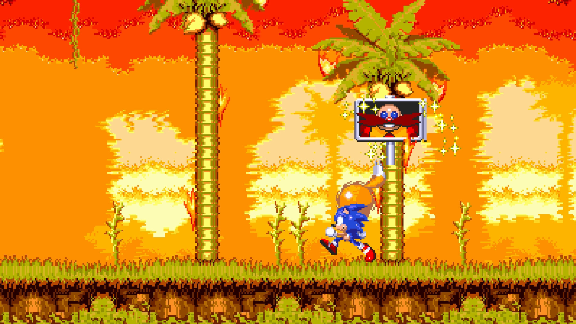 SAW's Signpost for the Famous Eggheads Mod for Sonic 3 A.I.R. | S3AIR Mods