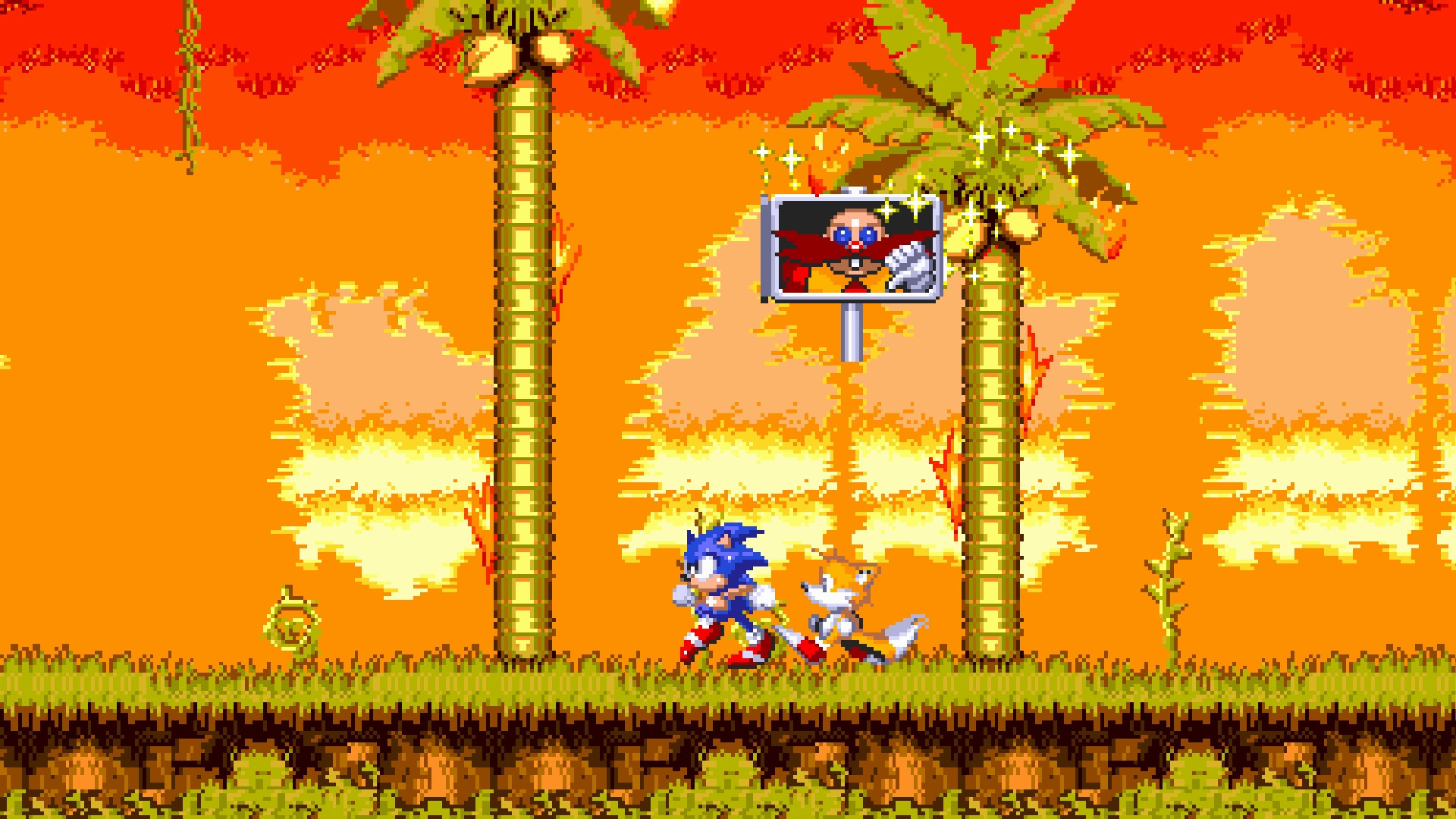 SAW's Signpost for the Famous Eggheads Mod for Sonic 3 A.I.R. | S3AIR Mods