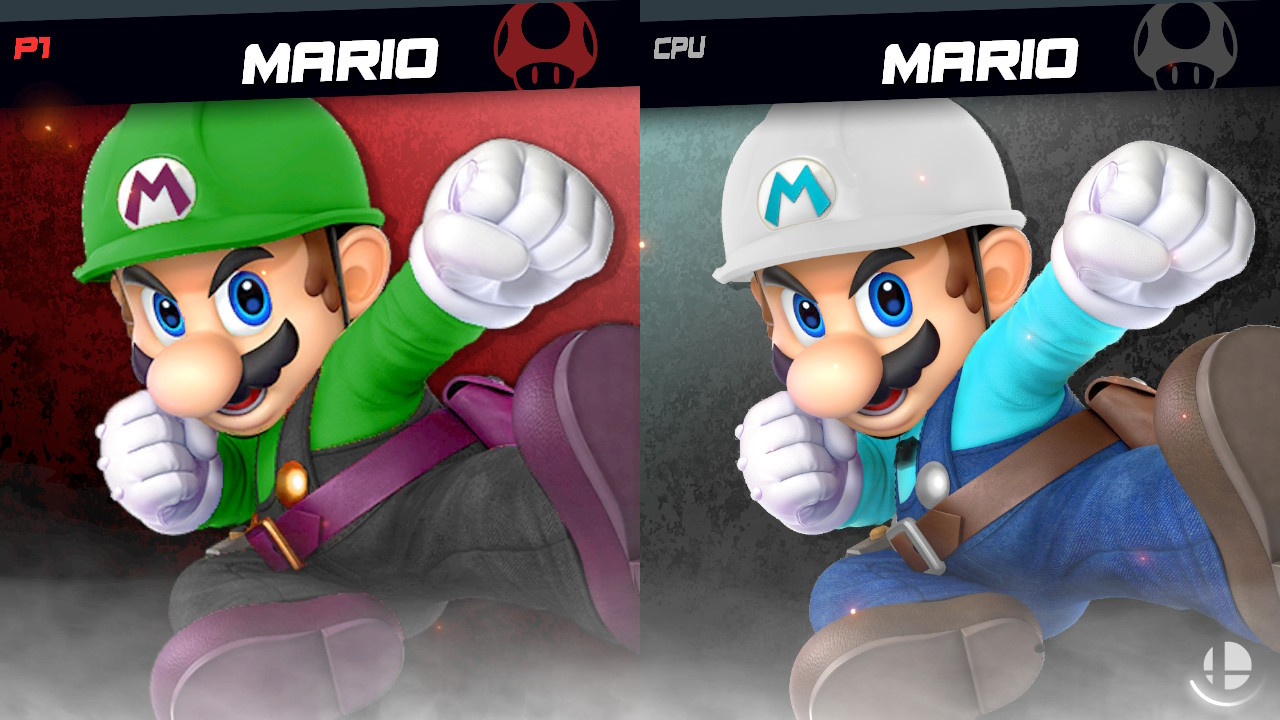 Project+ Builder Mario (Alternate Colors) Mod for Super Smash Bros ...
