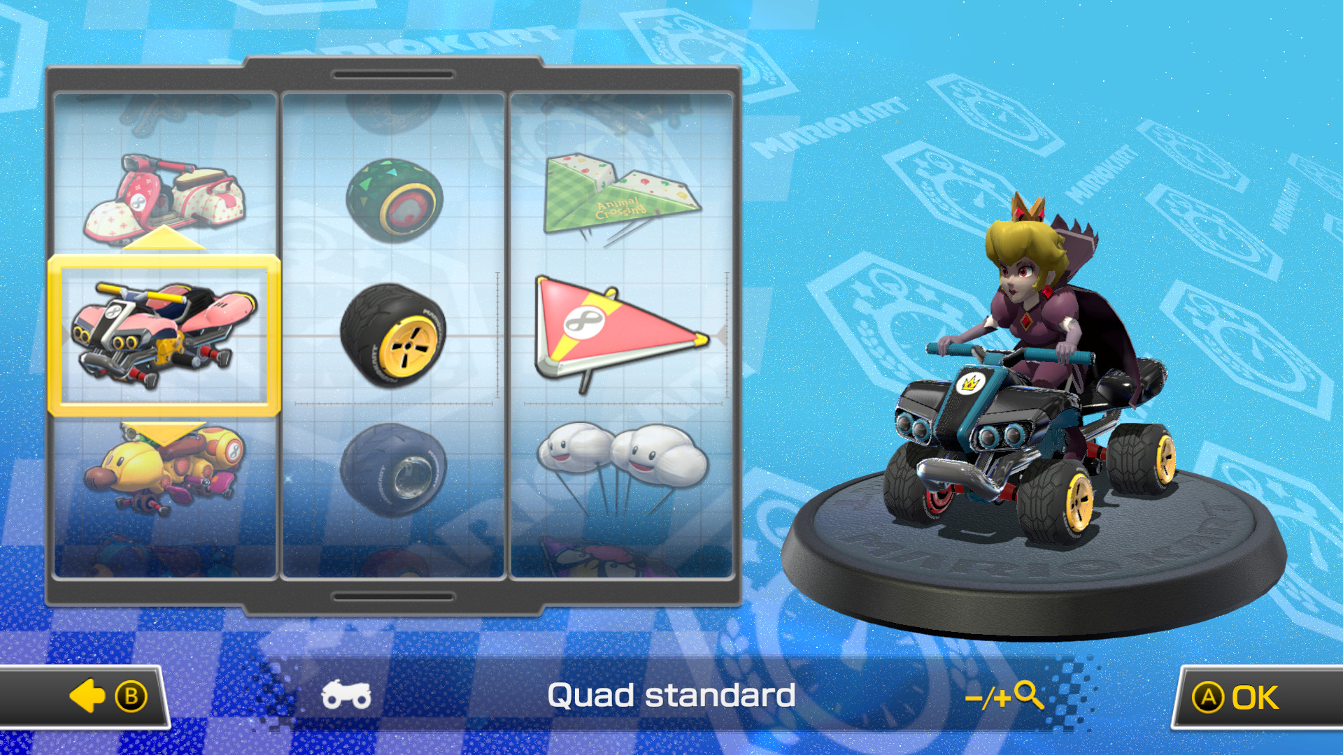 Custom ATV for Shadow Queen Peach Mod Mod for Mario Kart 8 Deluxe ...