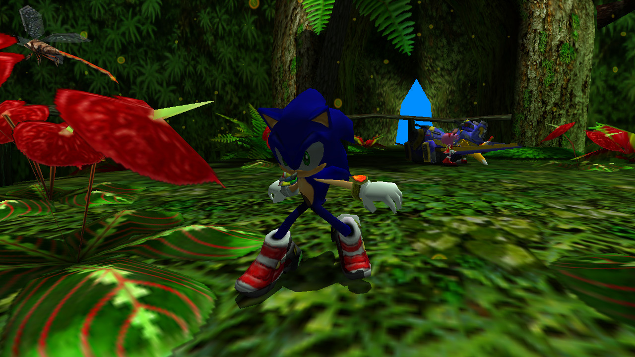 Tails and Amy at the end of Green Forest Mod for Sonic Adventure 2 ...