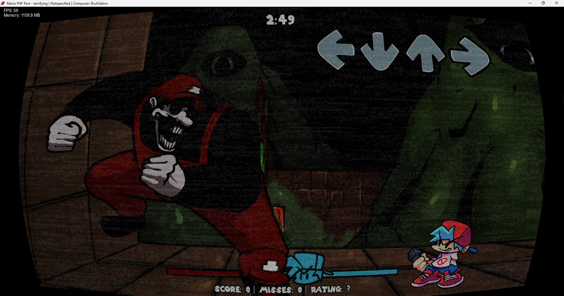 MARIO FNF PORT RESTORED (OLD PAGE) Mod for Friday Night Funkin' | FNF Mods
