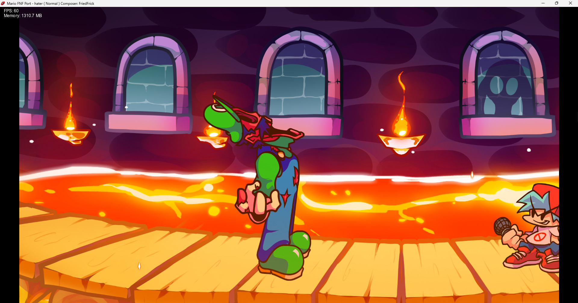 MARIO FNF PORT RESTORED (Legacy) Mod for Friday Night Funkin' | FNF Mods
