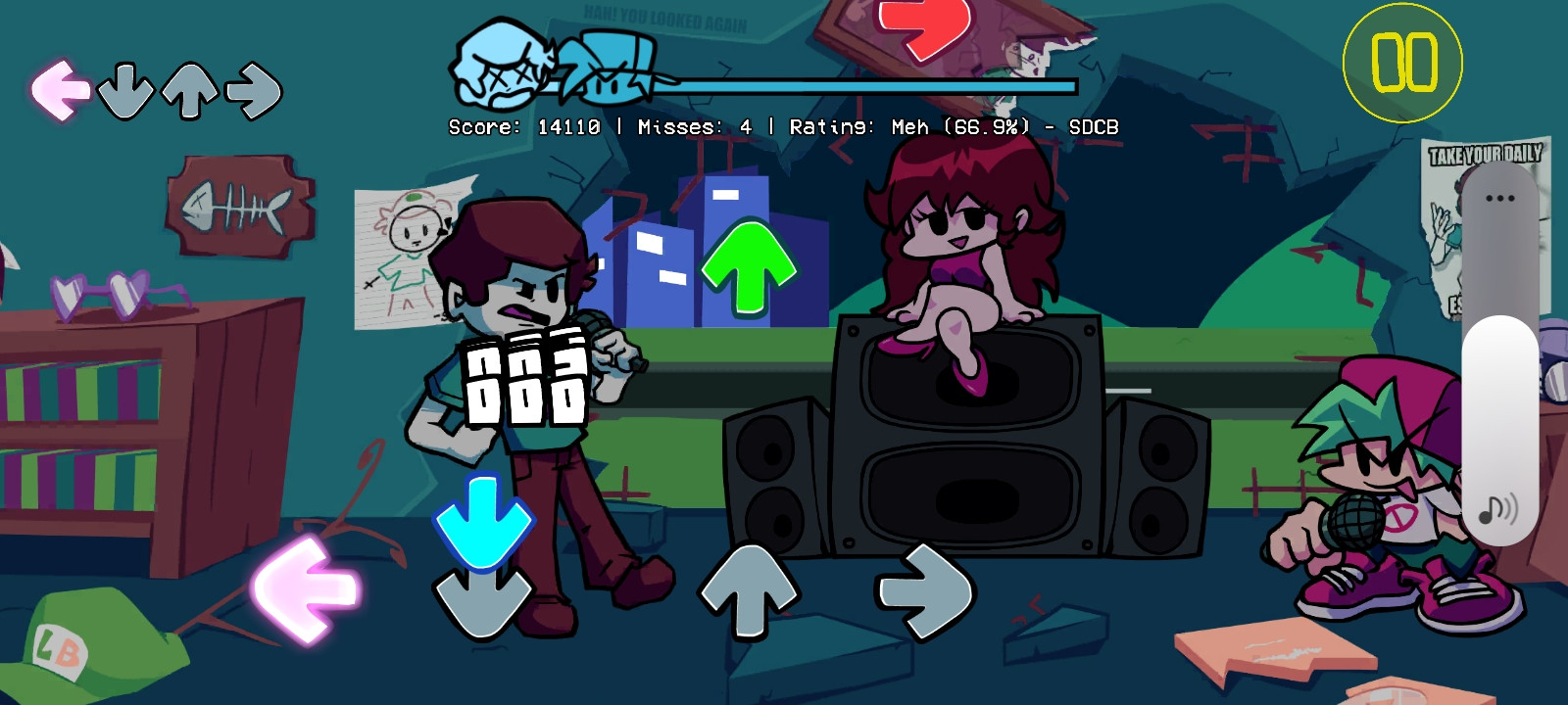 Mobile Hud script Mod for Friday Night Funkin' | FNF Mods
