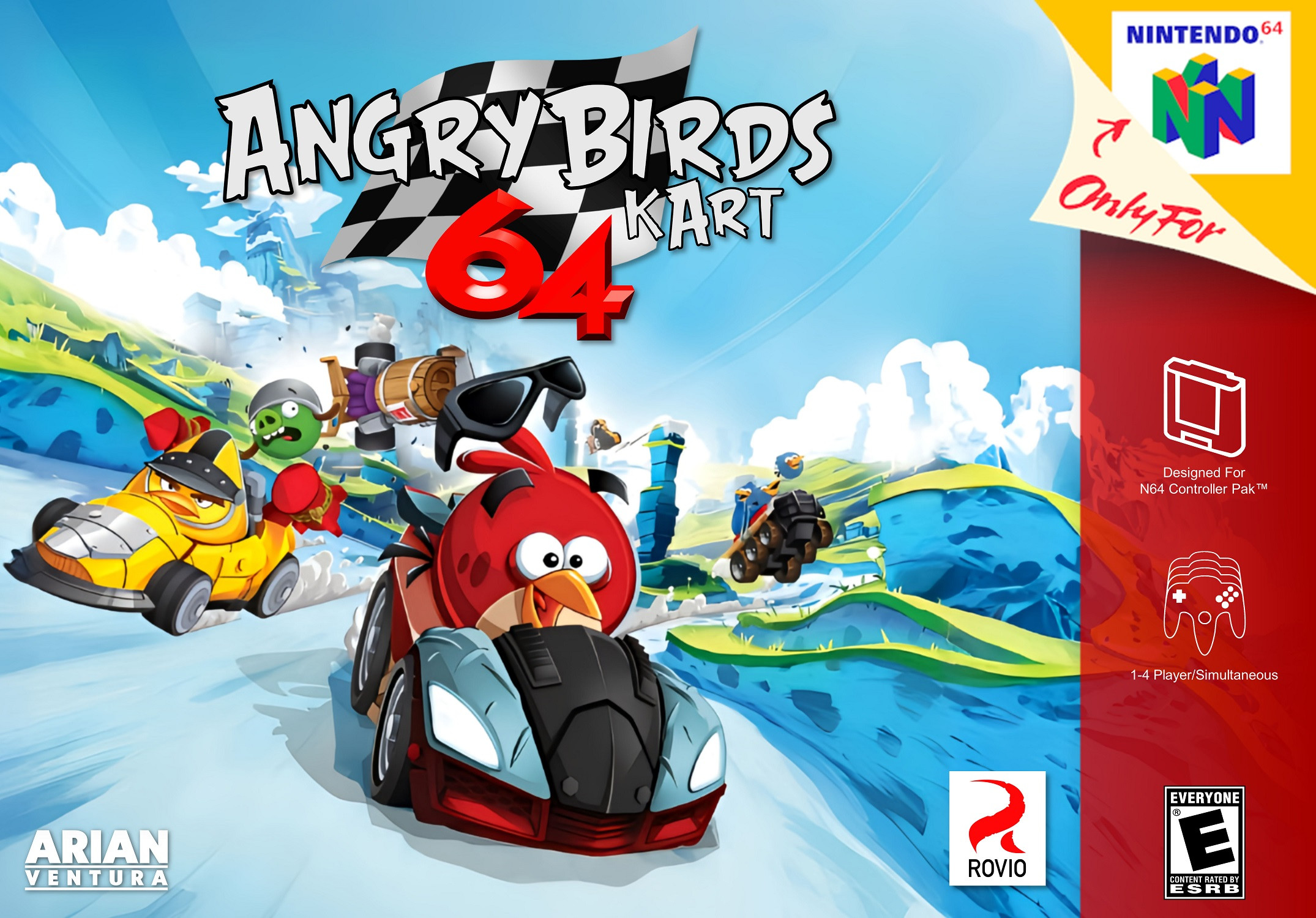 Angry Birds Kart 64 Mod for Mario Kart 64 | MK64 Mods
