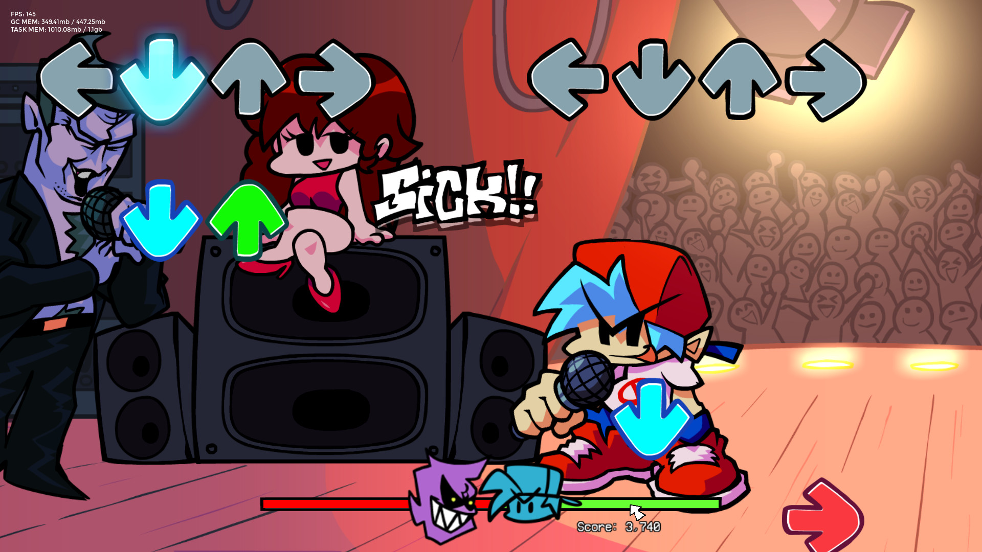 Official Resprite BF without Sakura [V-Slice] Mod for Friday Night ...
