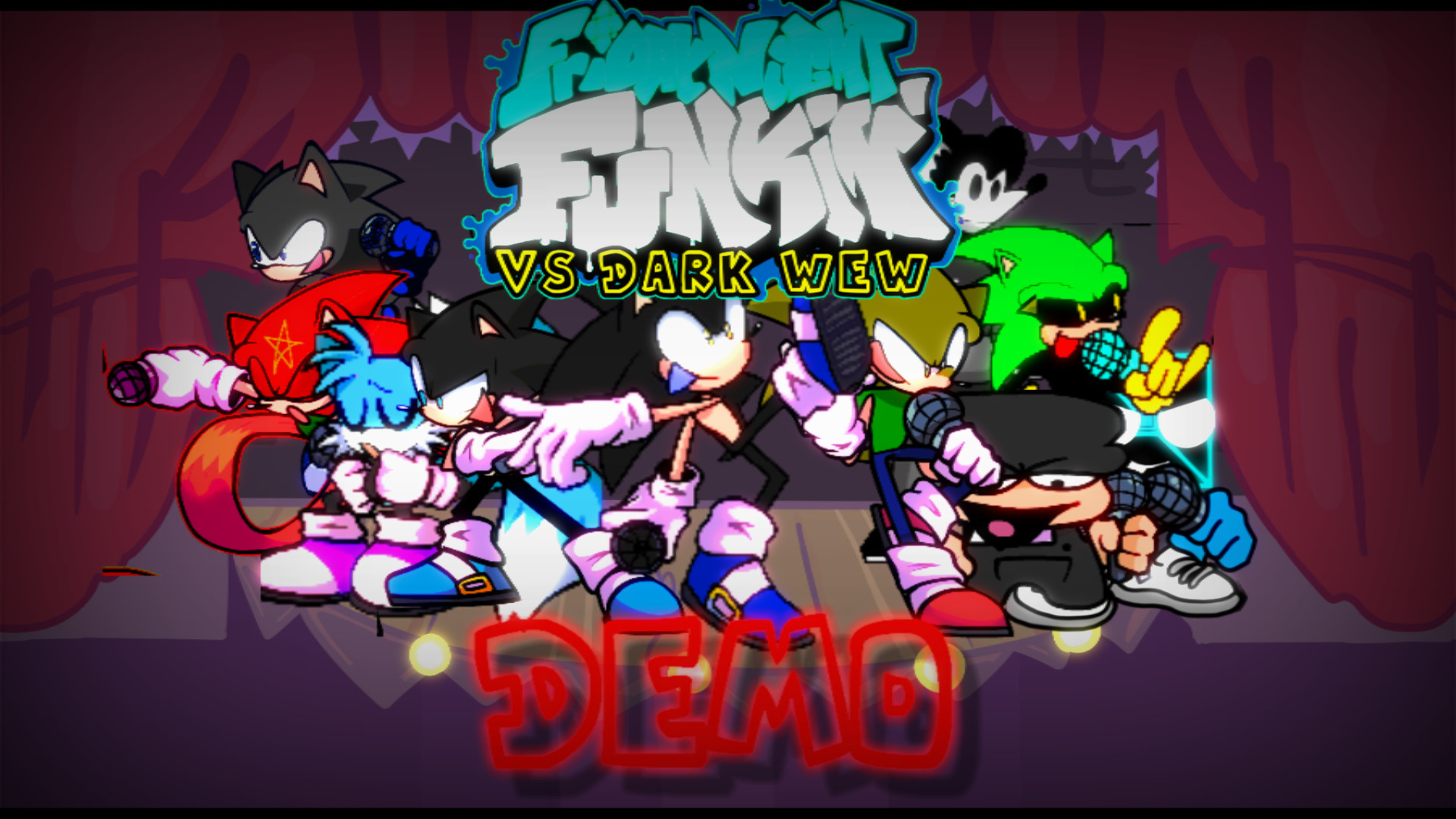 FNF VS DARK WEW (FULL DEMO) Mod for Friday Night Funkin' | FNF Mods