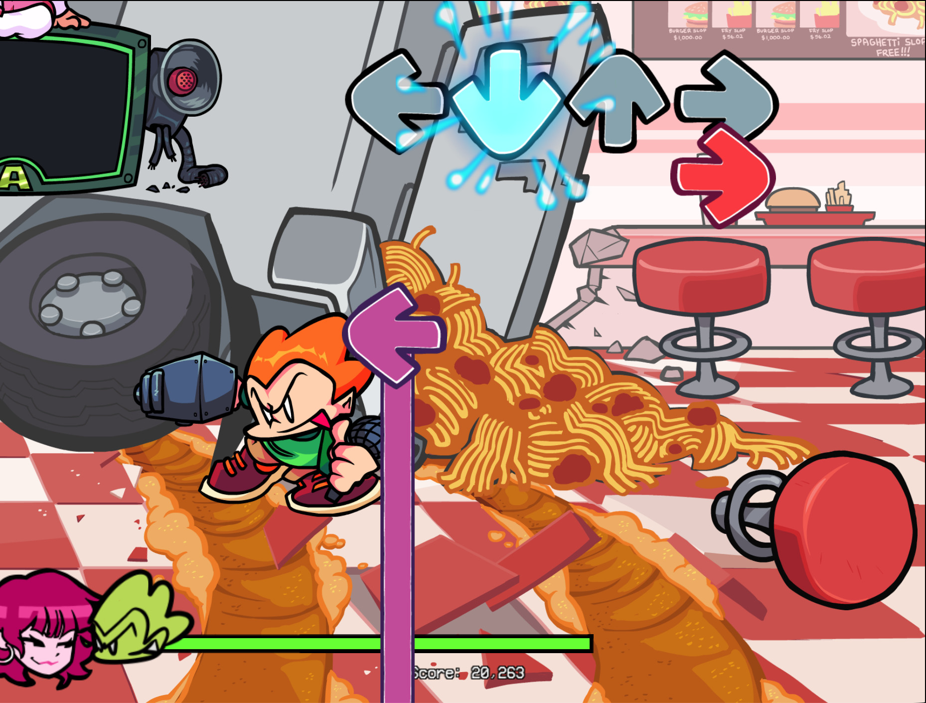 Spaghetti but Pico is there instead of BF Mod for Friday Night Funkin ...