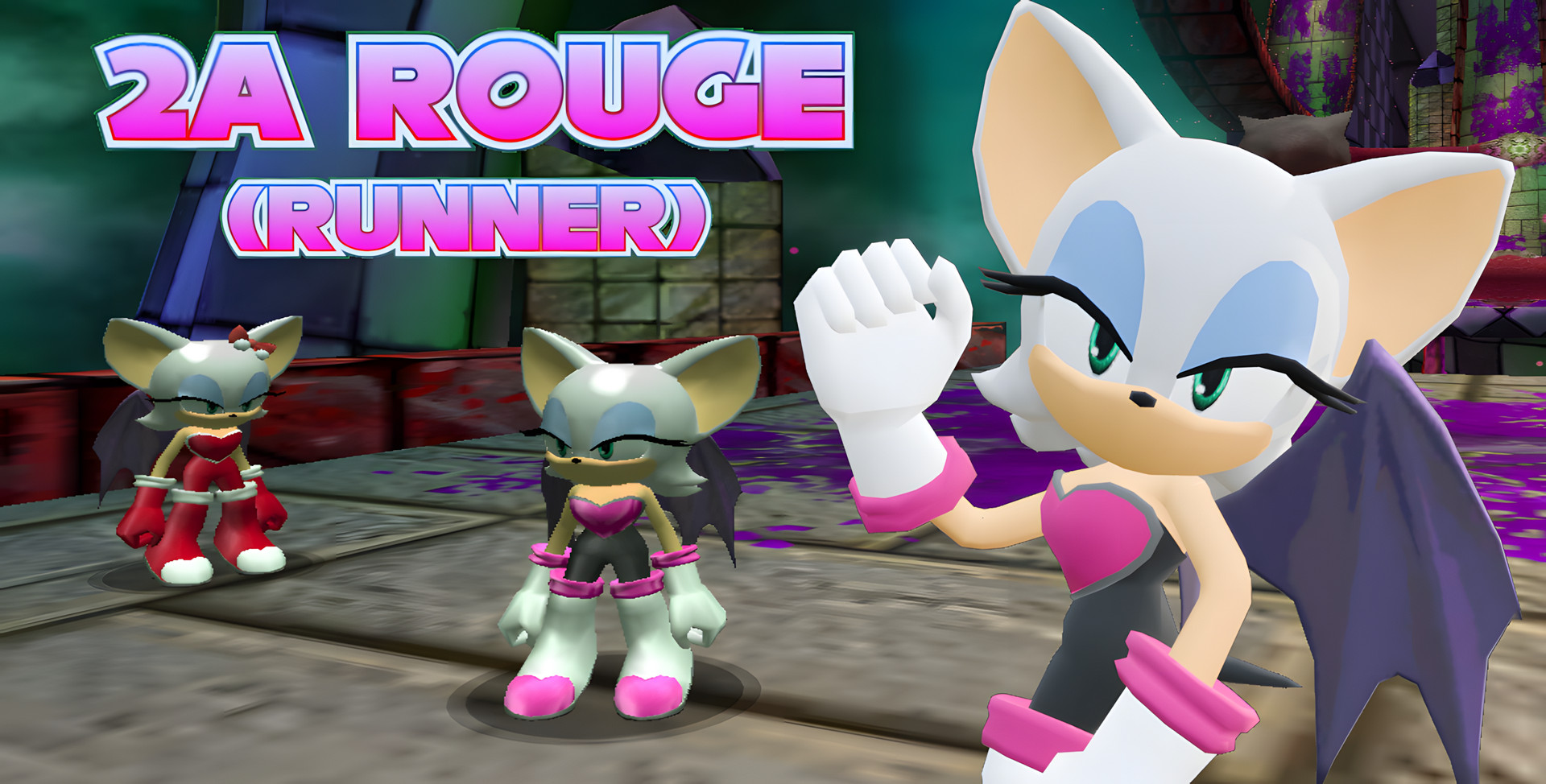 2A Rouge (Runners) Mod for Shadow The Hedgehog | ShTH Mods