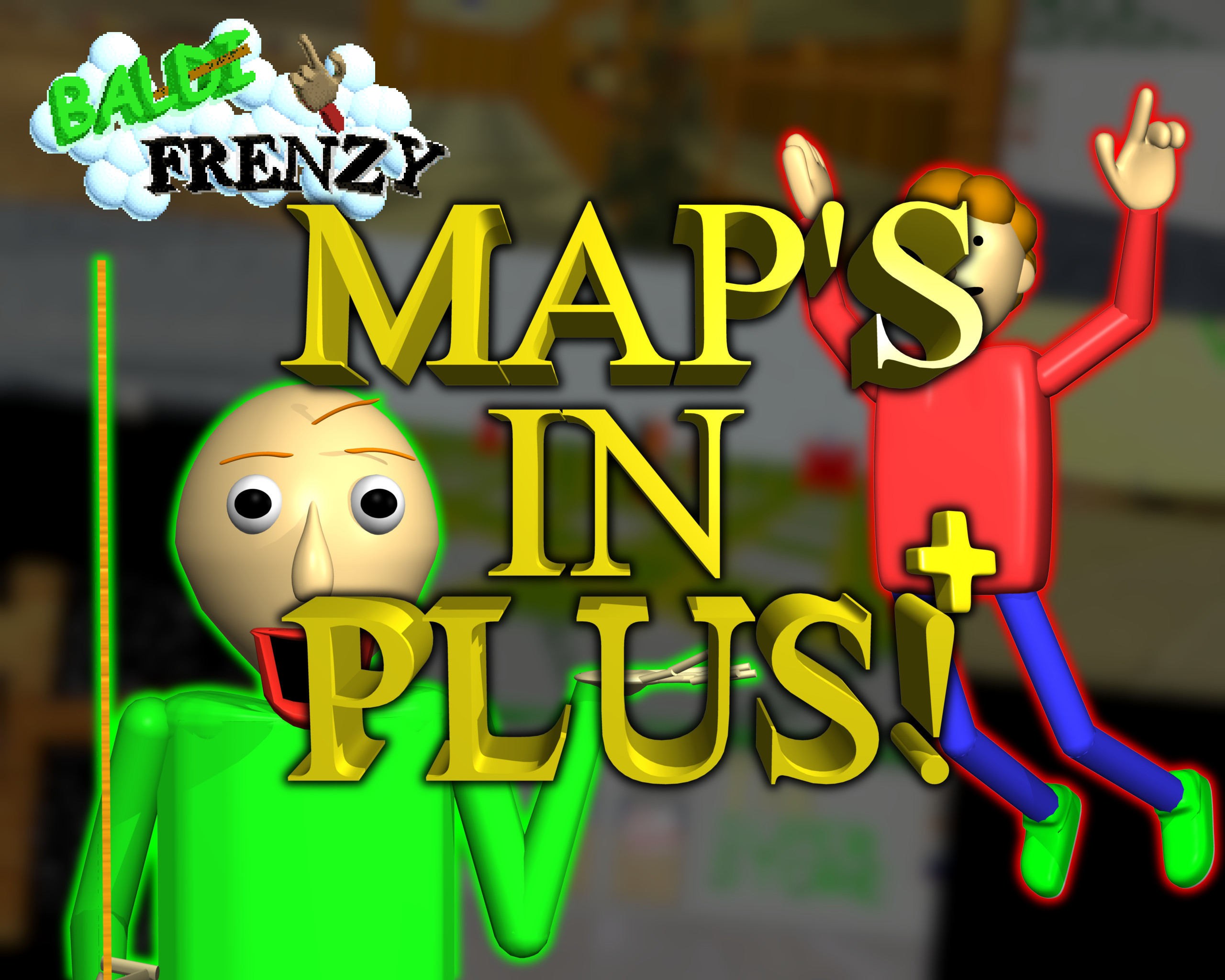 Baldi Frenzy Plus Level Mod for Baldi's Basics | Baldi Mods