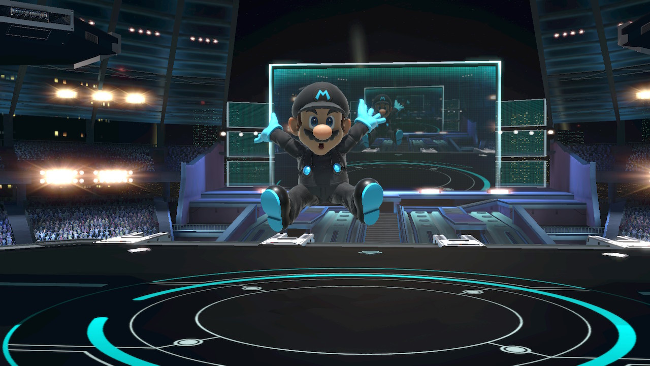 Mario (Tron) Skin Mod for Super Smash Bros. Ultimate | SSBU Mods