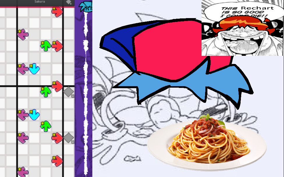 Spaghetti (HARD) RECHART Mod for Friday Night Funkin' | FNF Mods