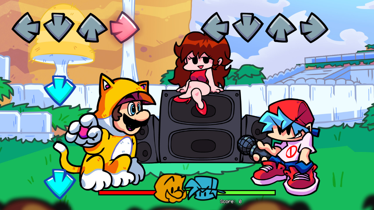 Super Funkin' 3D World (One-Shot) Mod for Friday Night Funkin' | FNF Mods