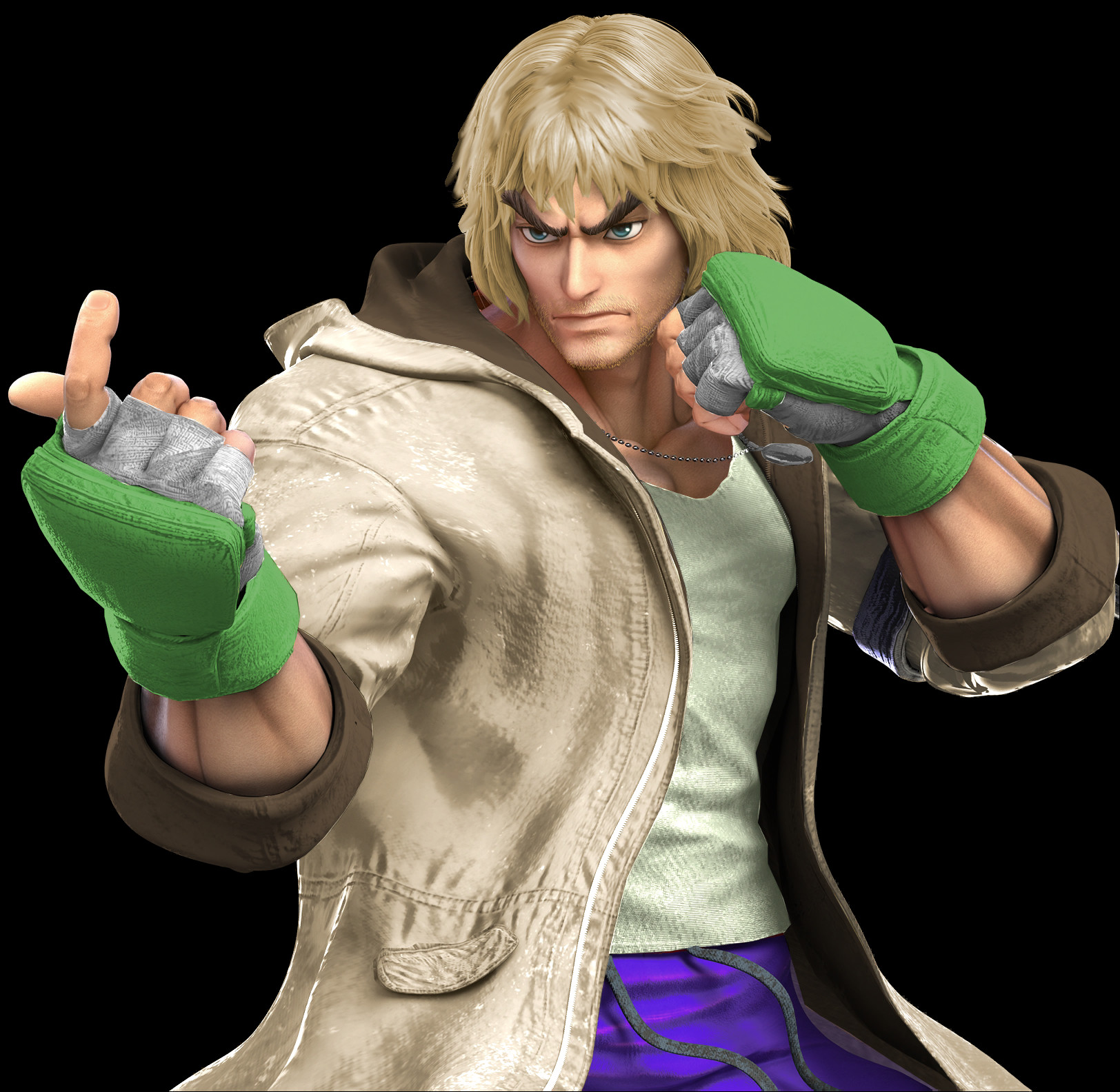 Street Fighter 6 Ken - Hair Addon Mod for Super Smash Bros. Ultimate ...