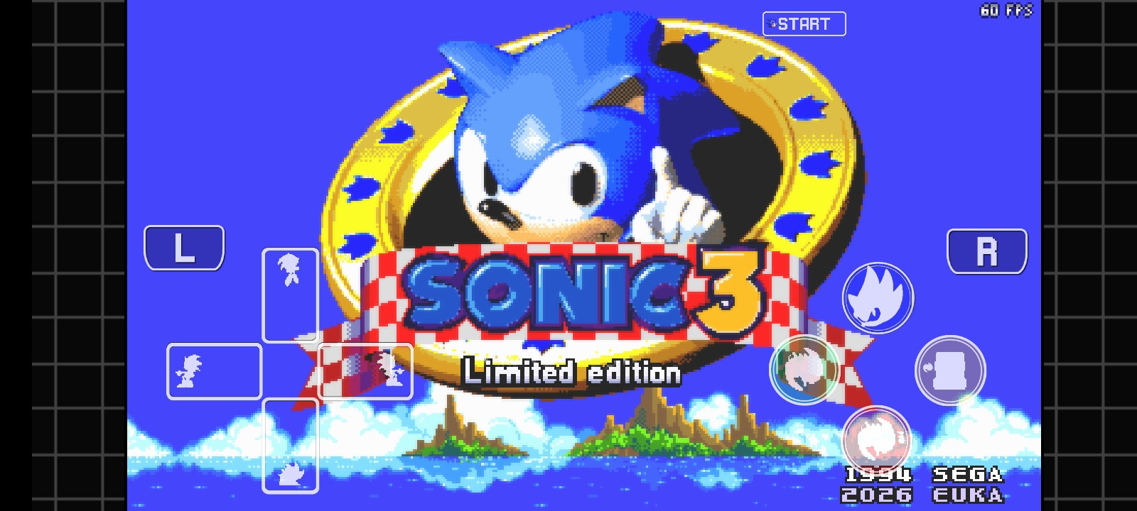 Sonic 3 limited edition title screen Mod for Sonic 3 A.I.R. | S3AIR Mods