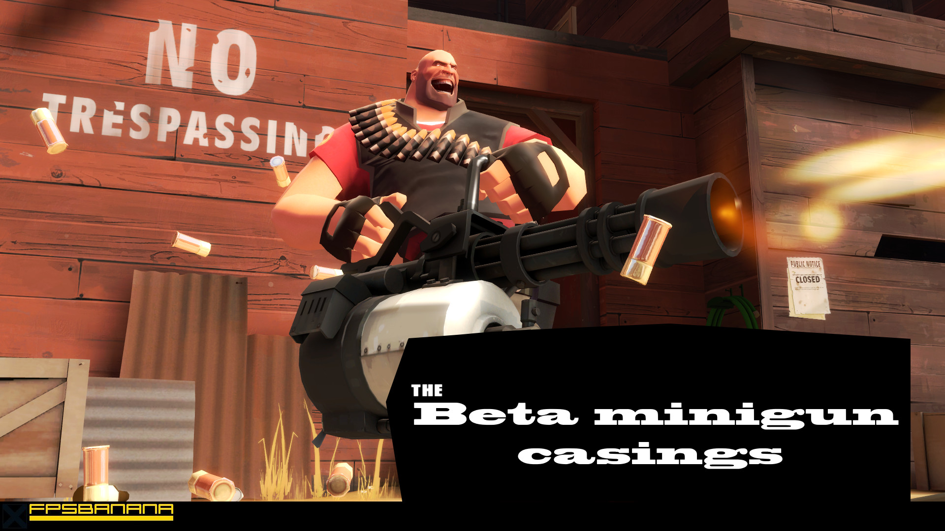 Beta Minigun Casings Mod for Team Fortress 2: Gold Rush | TF2GR Mods