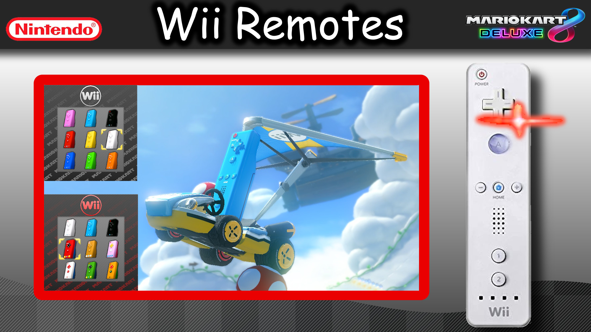 Wii Remotes Mod for Mario Kart 8 Deluxe | MK8D Mods