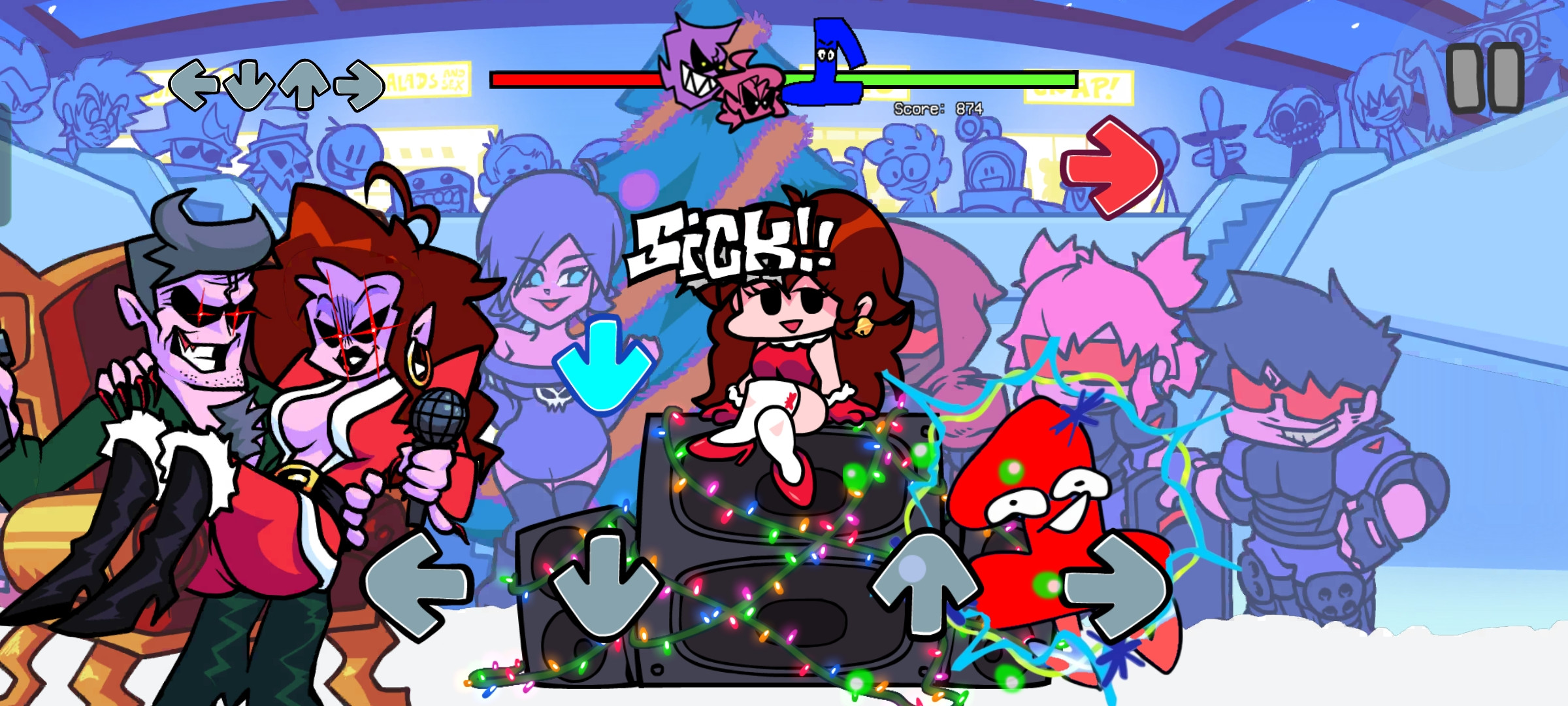 One (bfdi tpot) over bf Mod for Friday Night Funkin' | FNF Mods