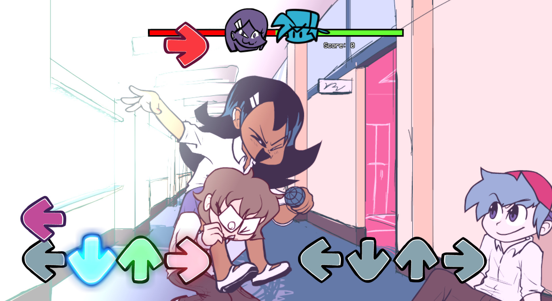 Unlabeled anime mod Mod for Friday Night Funkin' | FNF Mods